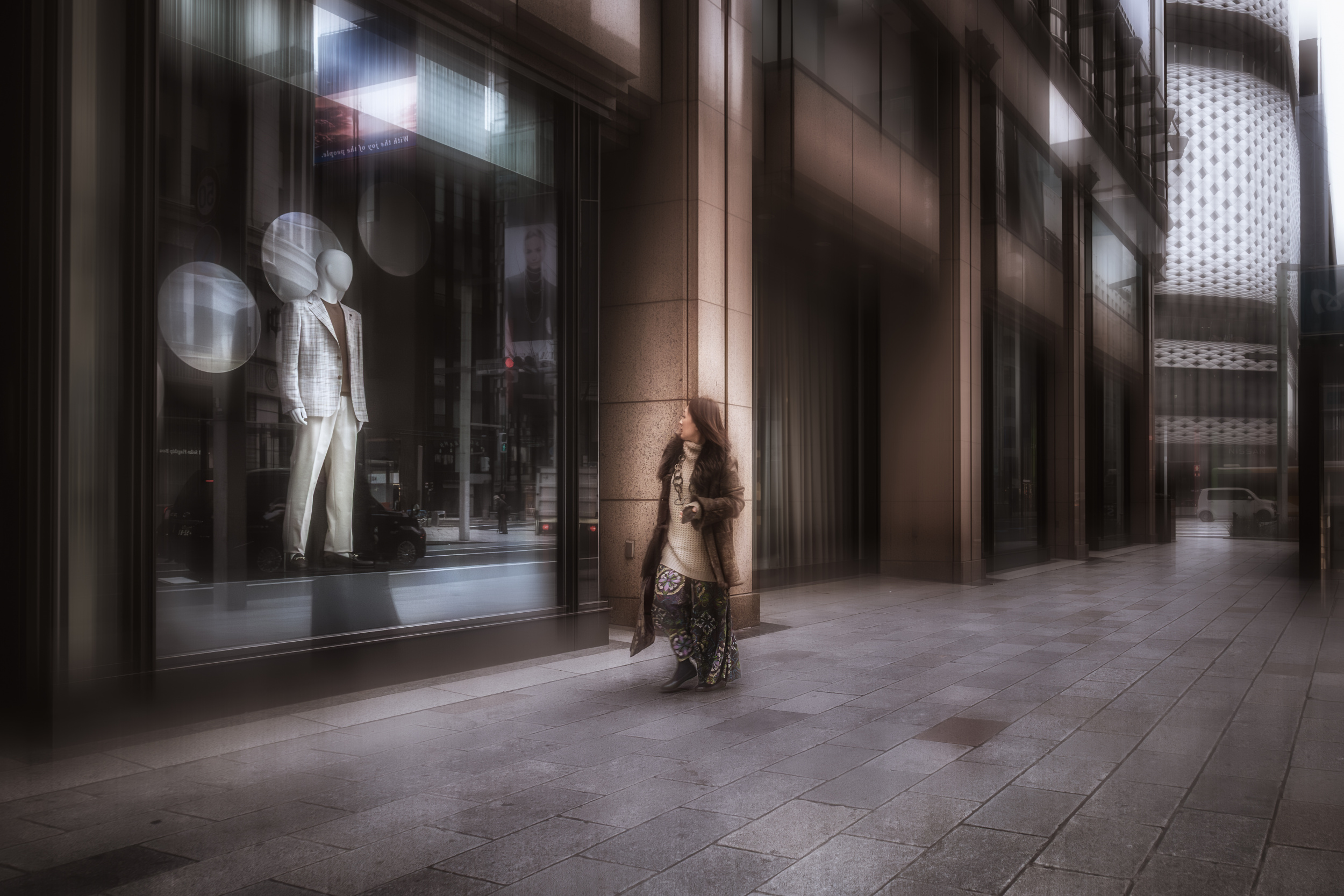 exchange glances by SUSUMU SASAKI