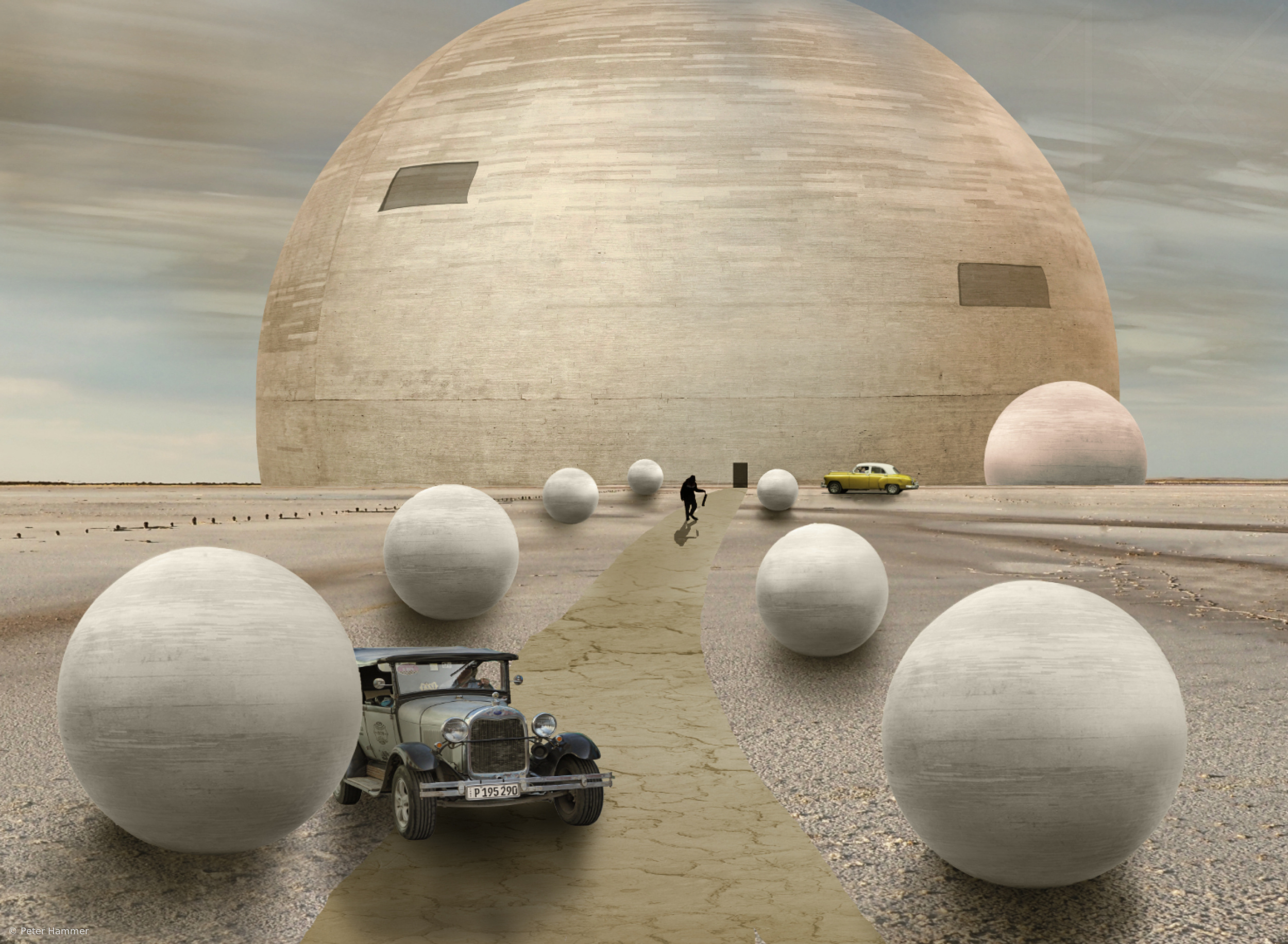 Land of Spheres #3 by Peter Hammer