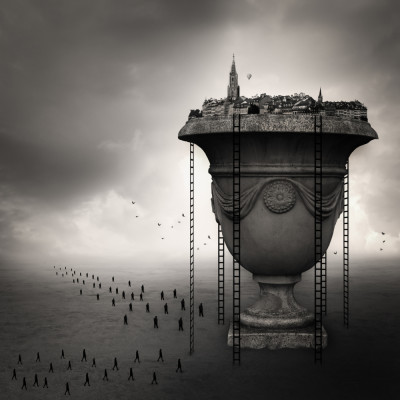 rural exodus by Nic Keller