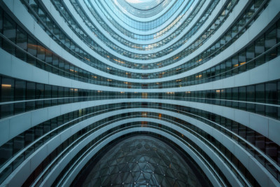 The Curve of the Buildings by Calvin Feng