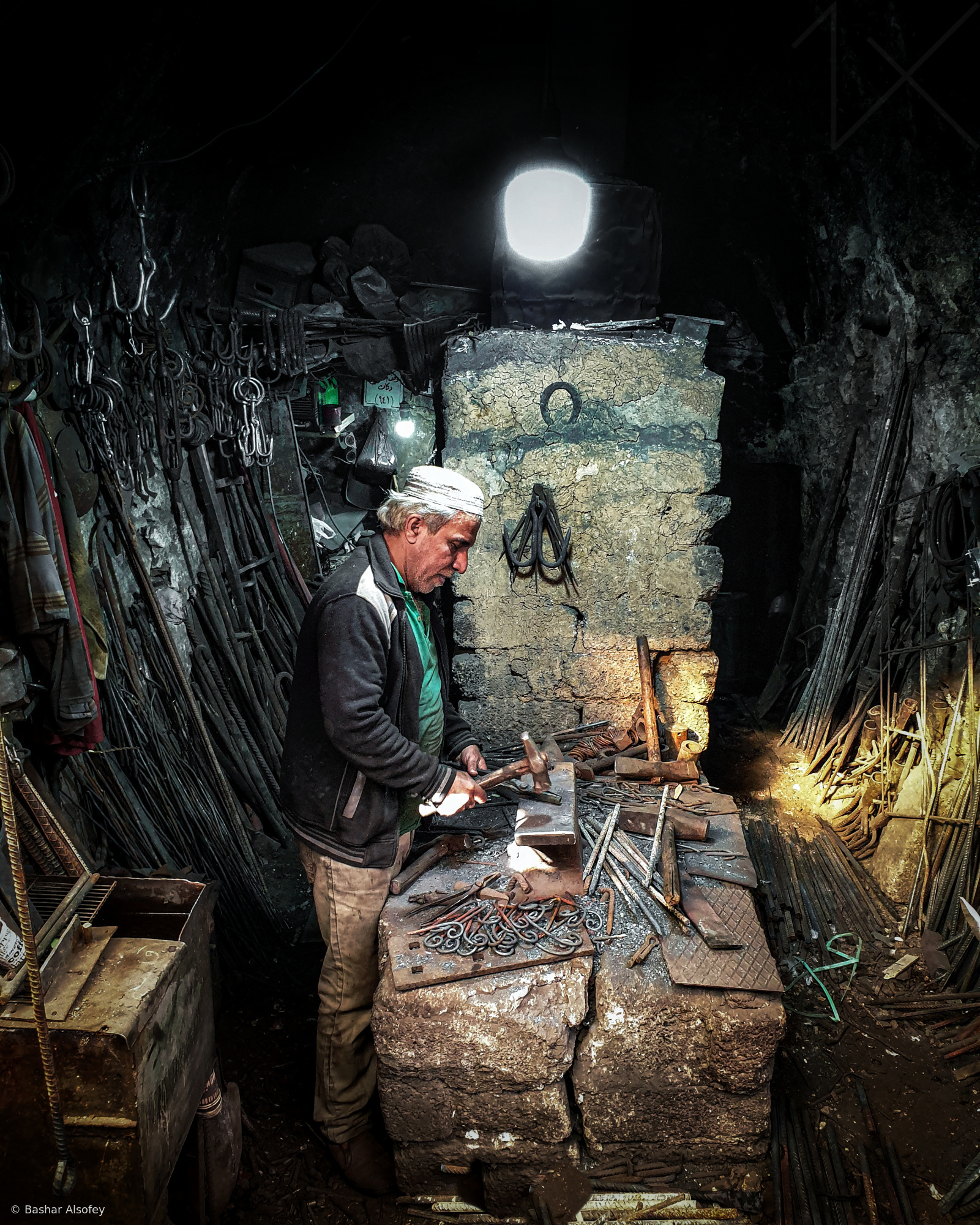 The traditional blacksmithing profession in the city of Mosul by Bashar ...