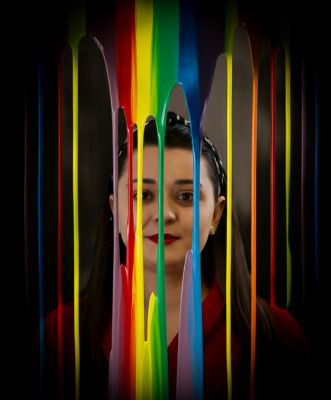 The prisoner of colors by Gradinaru Catalin