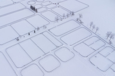 Well Laid out Farm in Winter by Emma Zhao