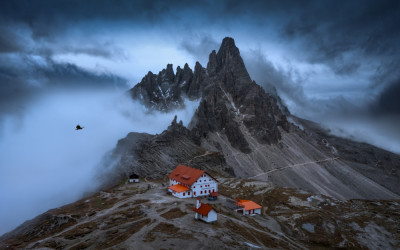 Dolomiti in clouds by Songlin Xu