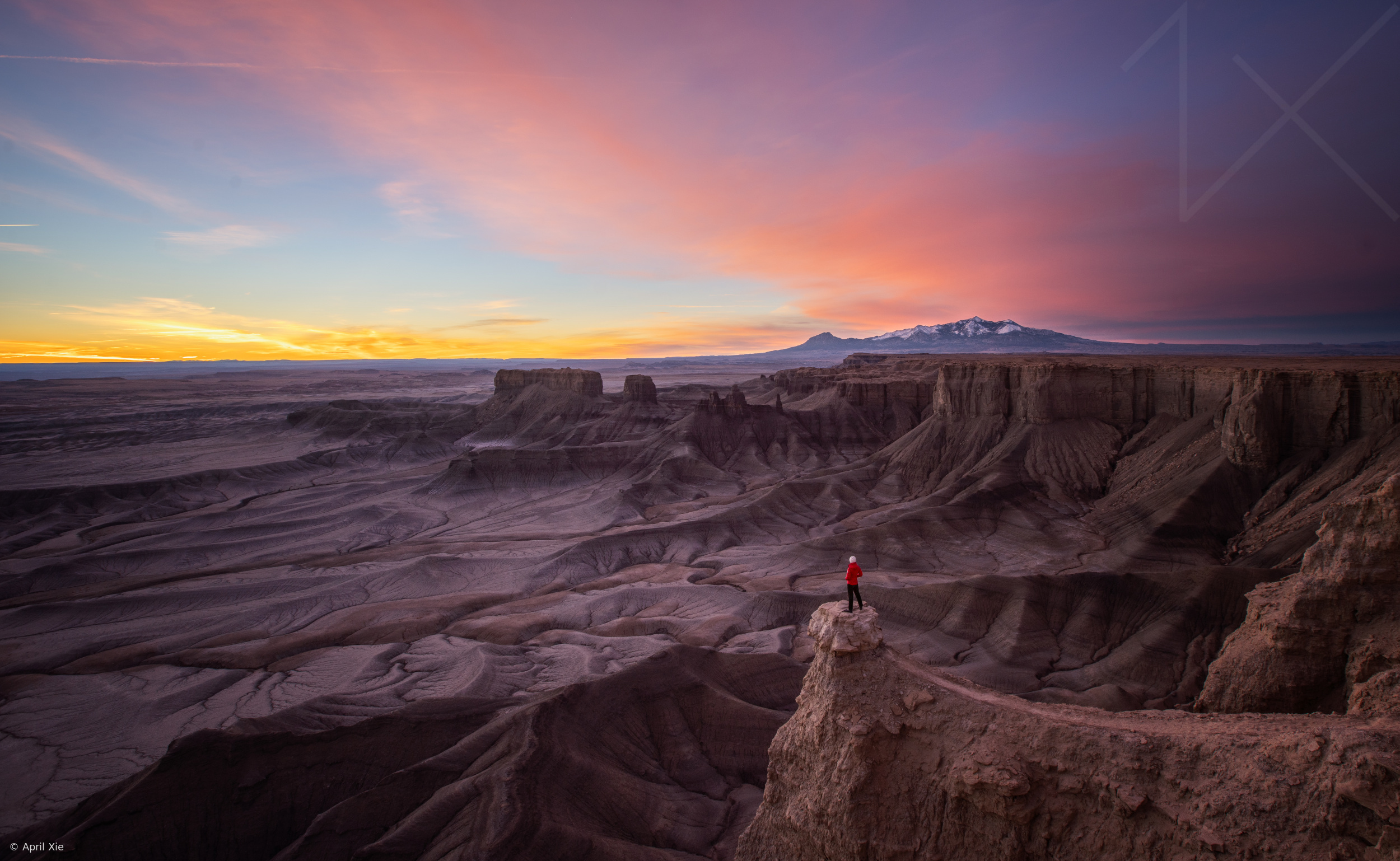 Waiting for sunrise by April Xie