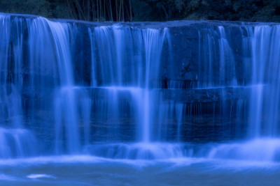 Blue Water Fall by Kenichi Higashiyama
