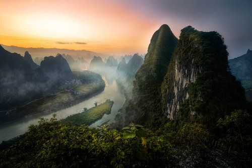 Gui Lin River by Kucruk kucruk