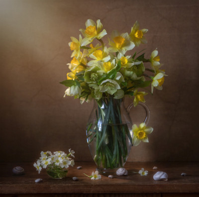 The first flowers by Inna Sukhova