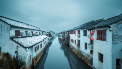 Snow in Jiangnan, Suzhou by Calvin Feng