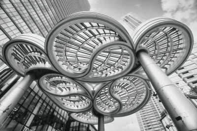 Paisley Pattern (B & W) by HITOSHI YAMADA