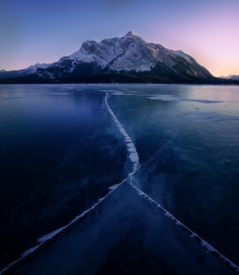 Ice crack by Yuan Su