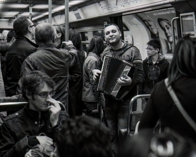 Music on the Paris Métro by Ken Frank