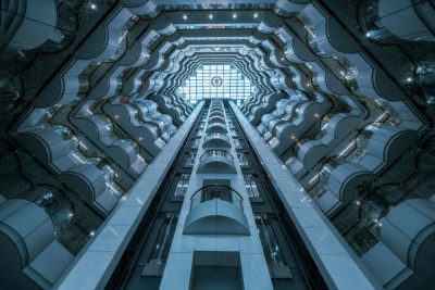 Look up in Beijing by Calvin Feng