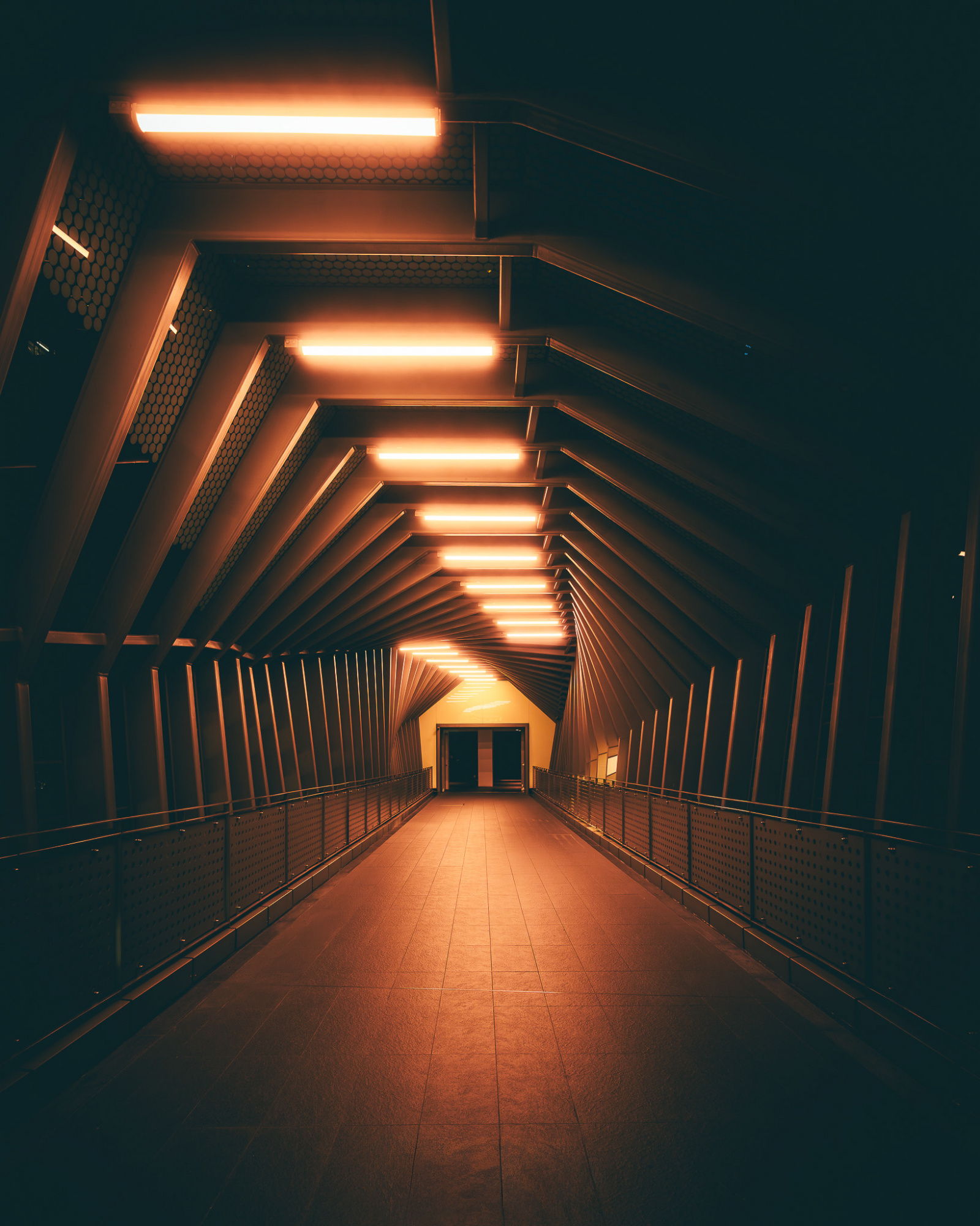 The Orange Corridor by Eric Poon