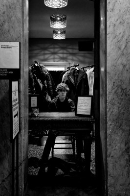 (Less than) Complimentary Coat Check by John Hoey