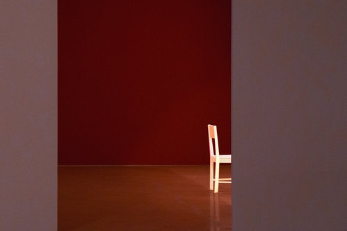 The white chair by Inge Schuster
