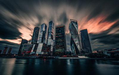 Moscow City by Vasil Nanev