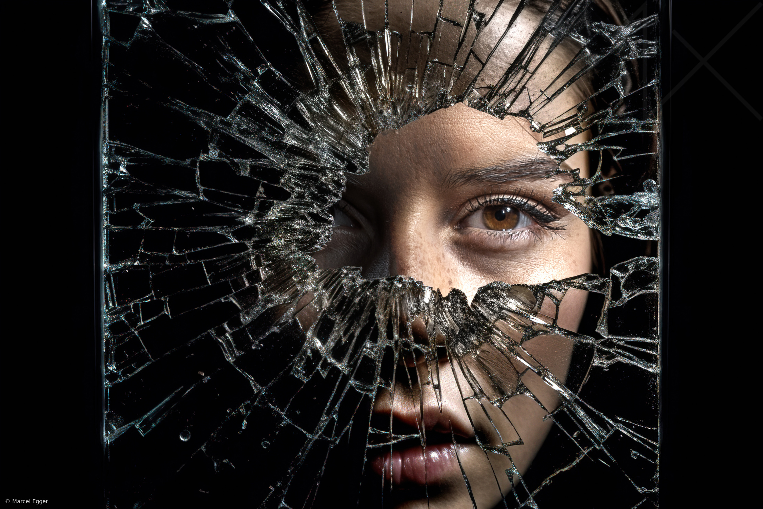 BrokenFace by Marcel Egger