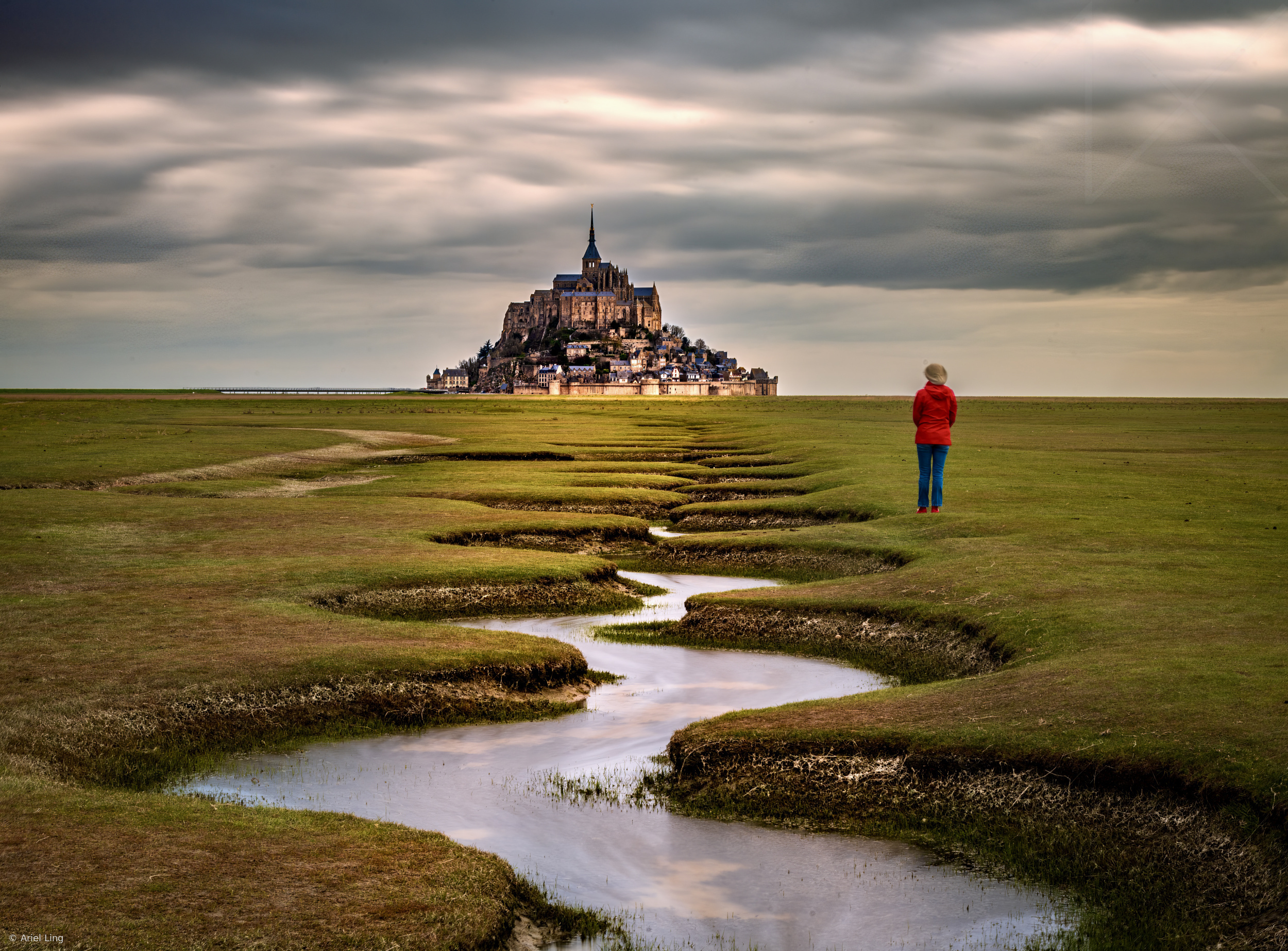 Mont St Michel in Awe by Ariel Ling