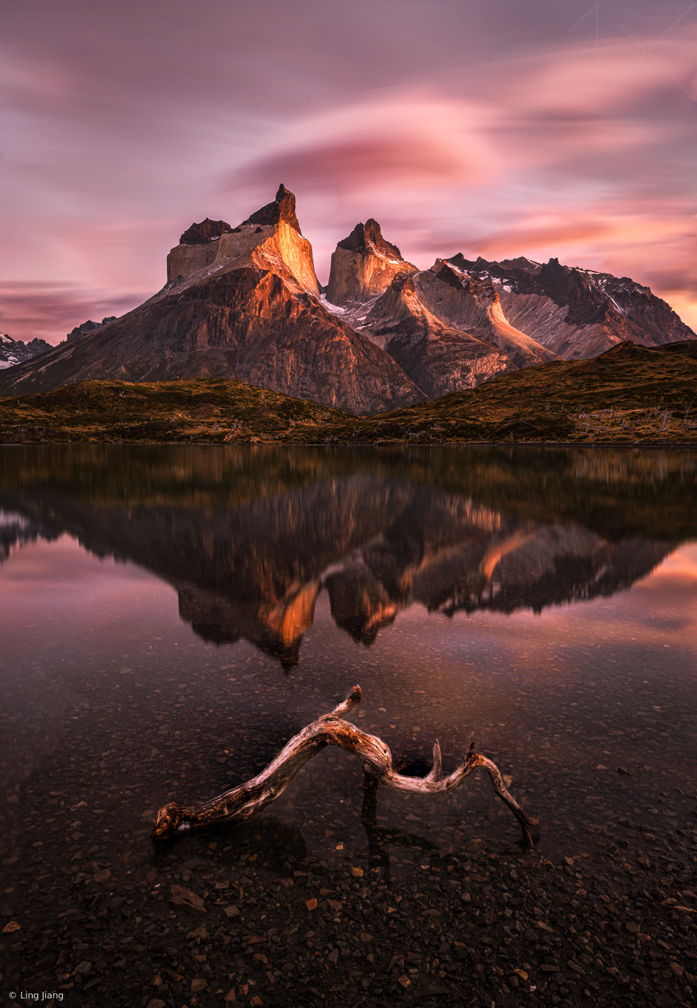 Reflection of Patagonia by Ling Jiang