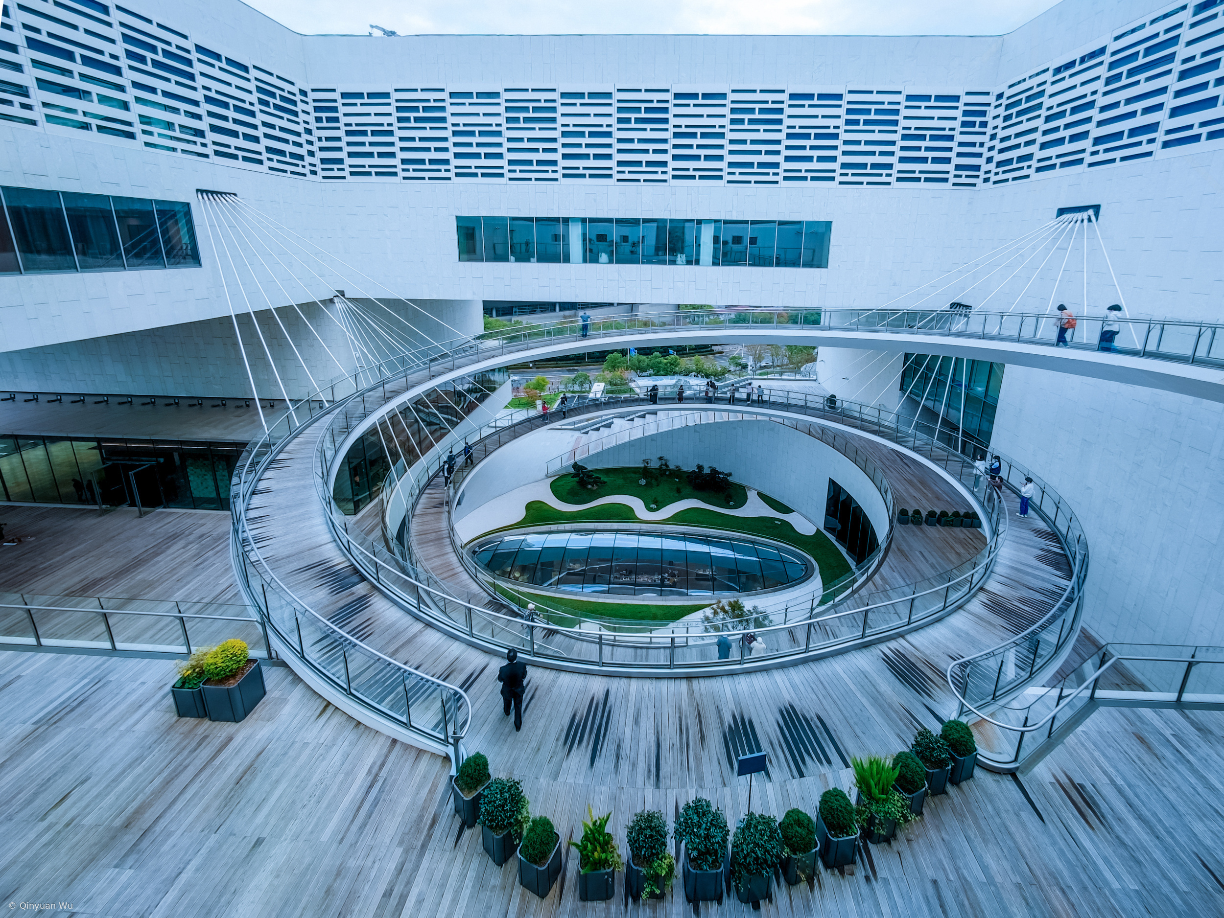 Spiral of East Pavilion of Shanghai Museum, Shanghai by Qinyuan Wu