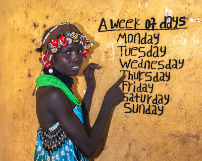 The first blackboard was a wall by Sameerah Abbas