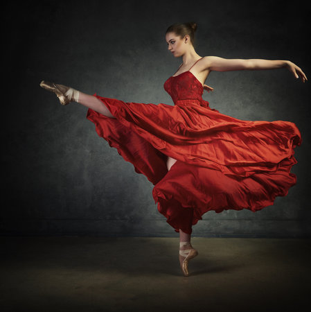Ballet in Red by Dennis Bater