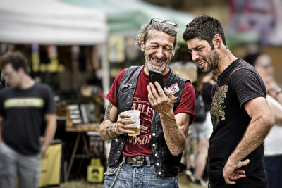 Look at this! (Harley Davidson meeting) by Pier Giorgio Franco