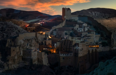 Desert monastery by Michael Nalsky