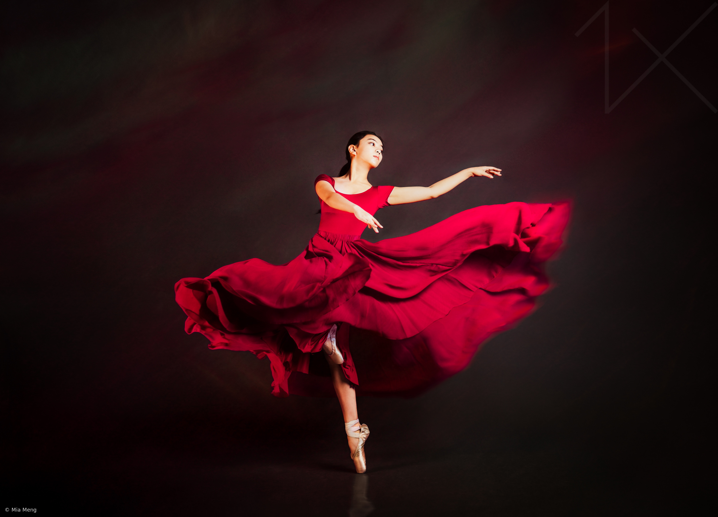 Dancer In Red by Mia Meng
