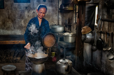 Traditional Indonesian Kitchen by Ali Khataw