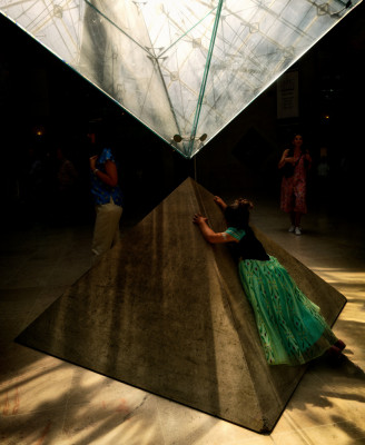 Pyra-Kid (at the Louvre) by John Hoey