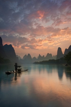 Li River Sunrise by Yan Zhang