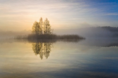 Sleepy Landscape by Leszek Paradowski