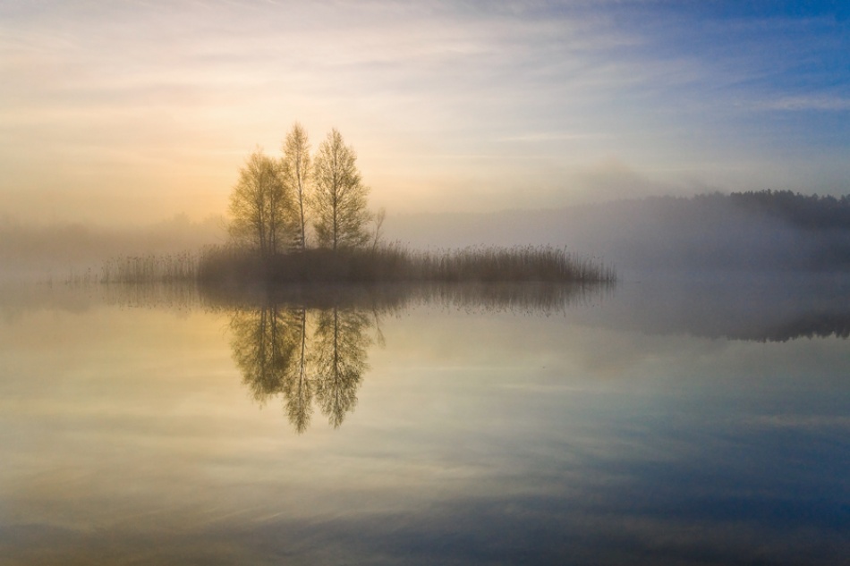 Sleepy Landscape by Leszek Paradowski