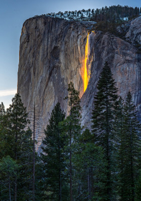 Yosemite Firefall 2025 by Ning Lin
