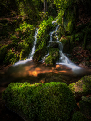 fairy-tale waterfall by Radek Pohnan