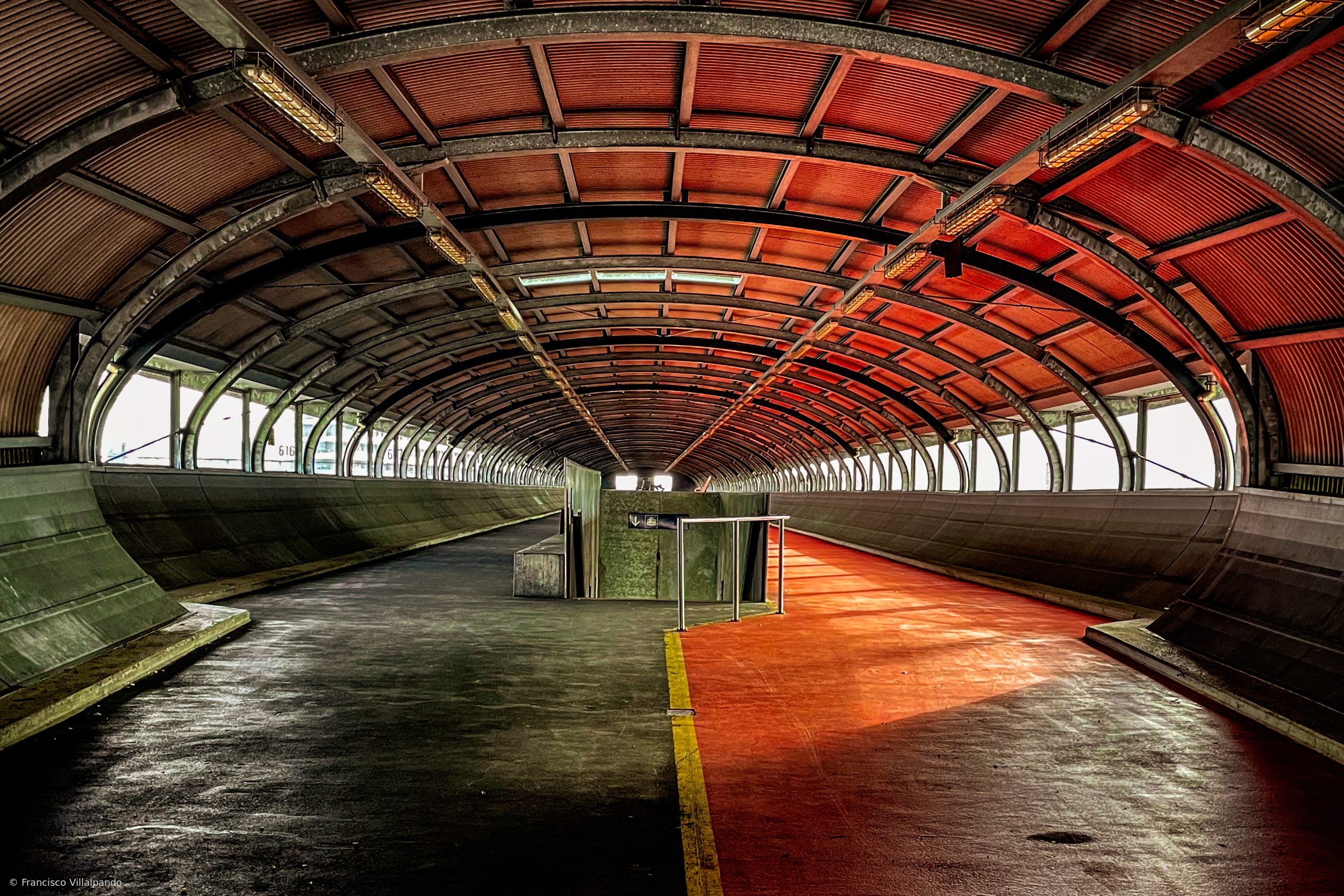 Above the railroad by Francisco Villalpando