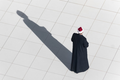 Imam at Al-Azhar Square by Ahmed Farid