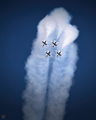 Flying diamond by Deming W