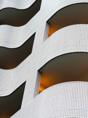 Dim orange lights by Kazuhiro Komai