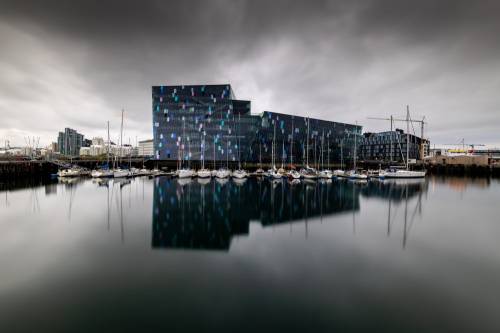 Harpa Music Hall Reykjavik by Genadijs Ze