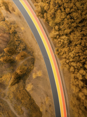 Rainbow Runway in Late Autumn by Eric-hyq