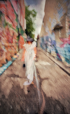 Lady in the alley by Molly Fu